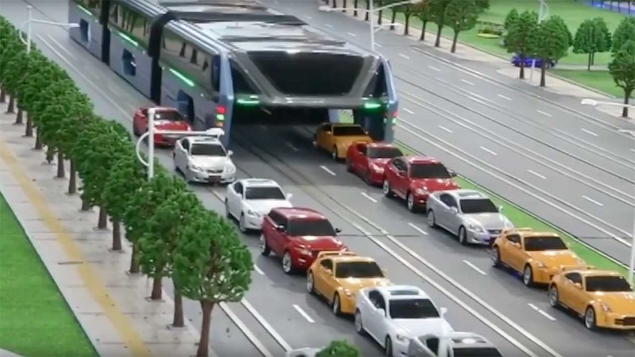 Verrückt oder genial? Der Transit Elevated Bus | Intelligente Welt